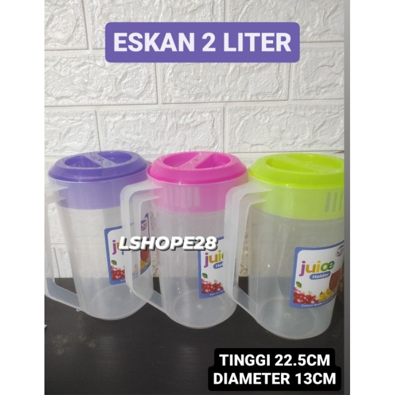 Jual Eskan plastik 2.1liter / eskan plastik 2.1 lt / eskan plastik ...