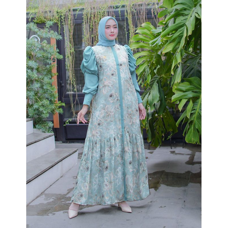 Jual gamis syar. i seruty firsa model satu set | Shopee Indonesia