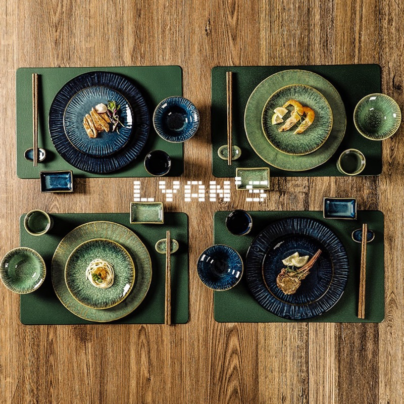 Jual Piring Mangkok Makan Keramik Set JADE SERIES Elegant Mewah | Shopee Indonesia