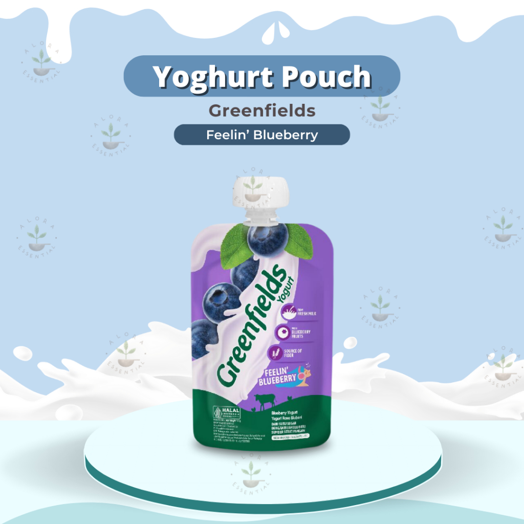 Product image Greenfields Yogurt Pouch Blueberry 110gr