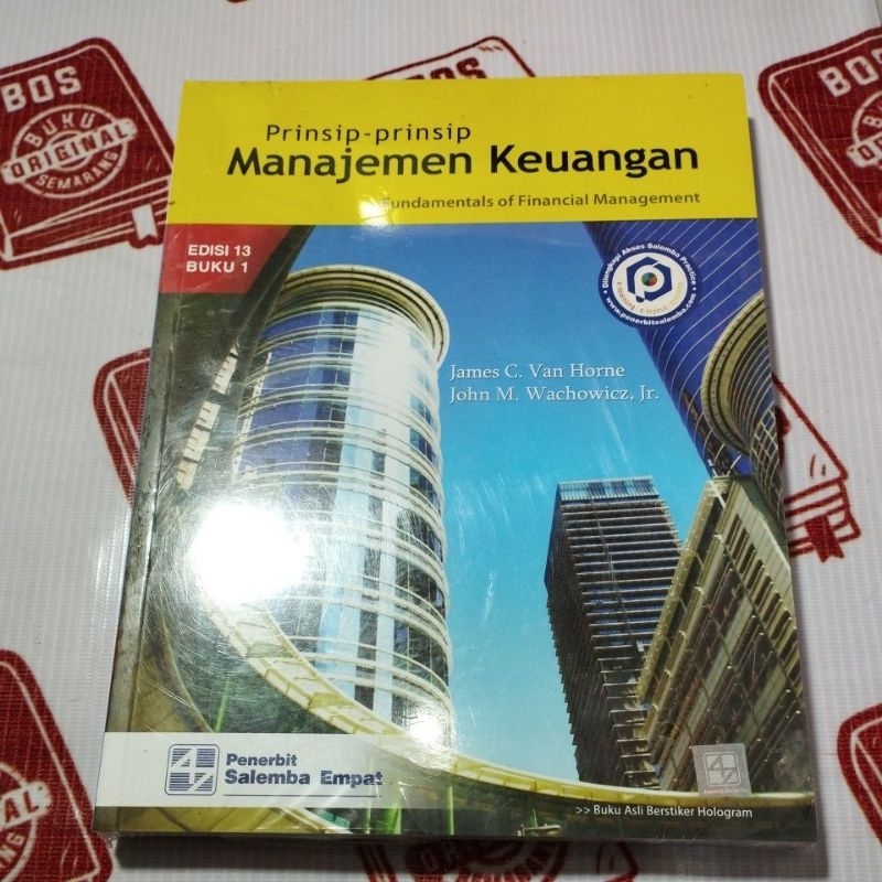 Jual BUKU PRINSIP PRINSIP MANAJEMEN KEUANGAN BUKU 1 EDISI 13 JAMES VAN HORNE, BUKU MANAJEMEN ...
