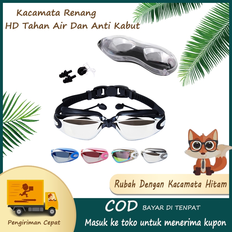 Jual KACAMATA RENANG DEWASA FREE PENUTUP TELINGA Kacamata Renang dengan Penutup Telinga ...