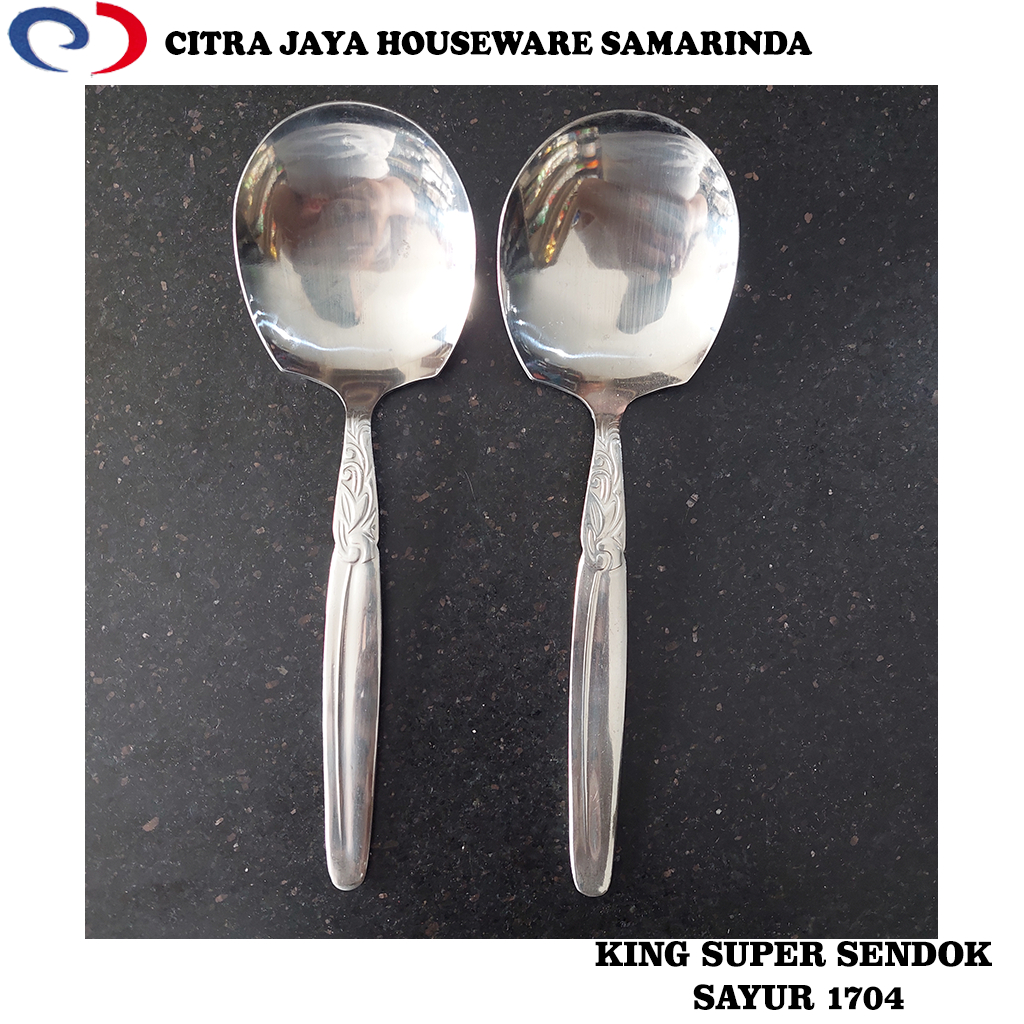 Jual Sendok Sayur King Super 1704 Eceran / 1 Buah | Shopee Indonesia