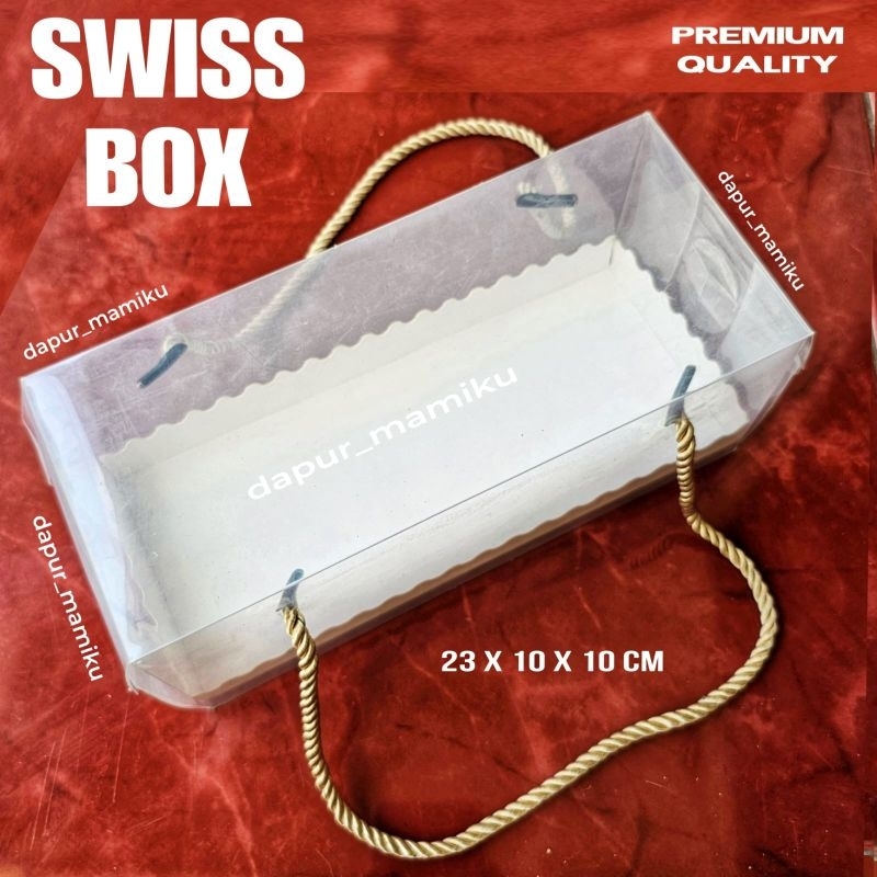 Jual DAPURMAMIKU ( Swiss Box ) Box Mika Tali Transparent Box Kotak ...