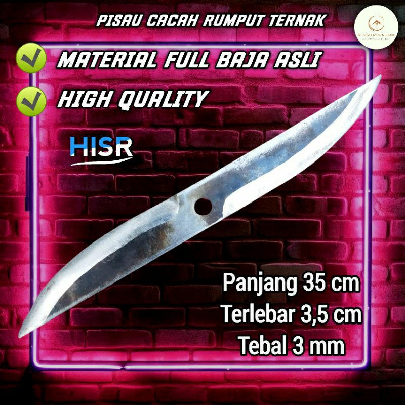 Jual Pisau pencacah rumput asli baja pemotong rumput pakan ternak ...