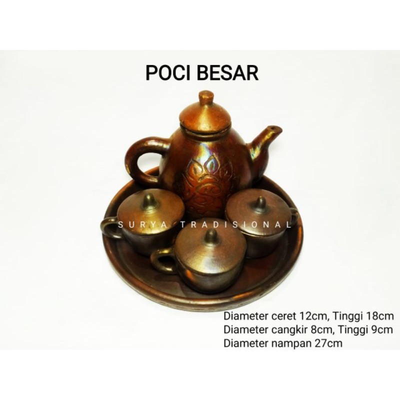 Jual POCI set teko/poci tanah liat | Shopee Indonesia