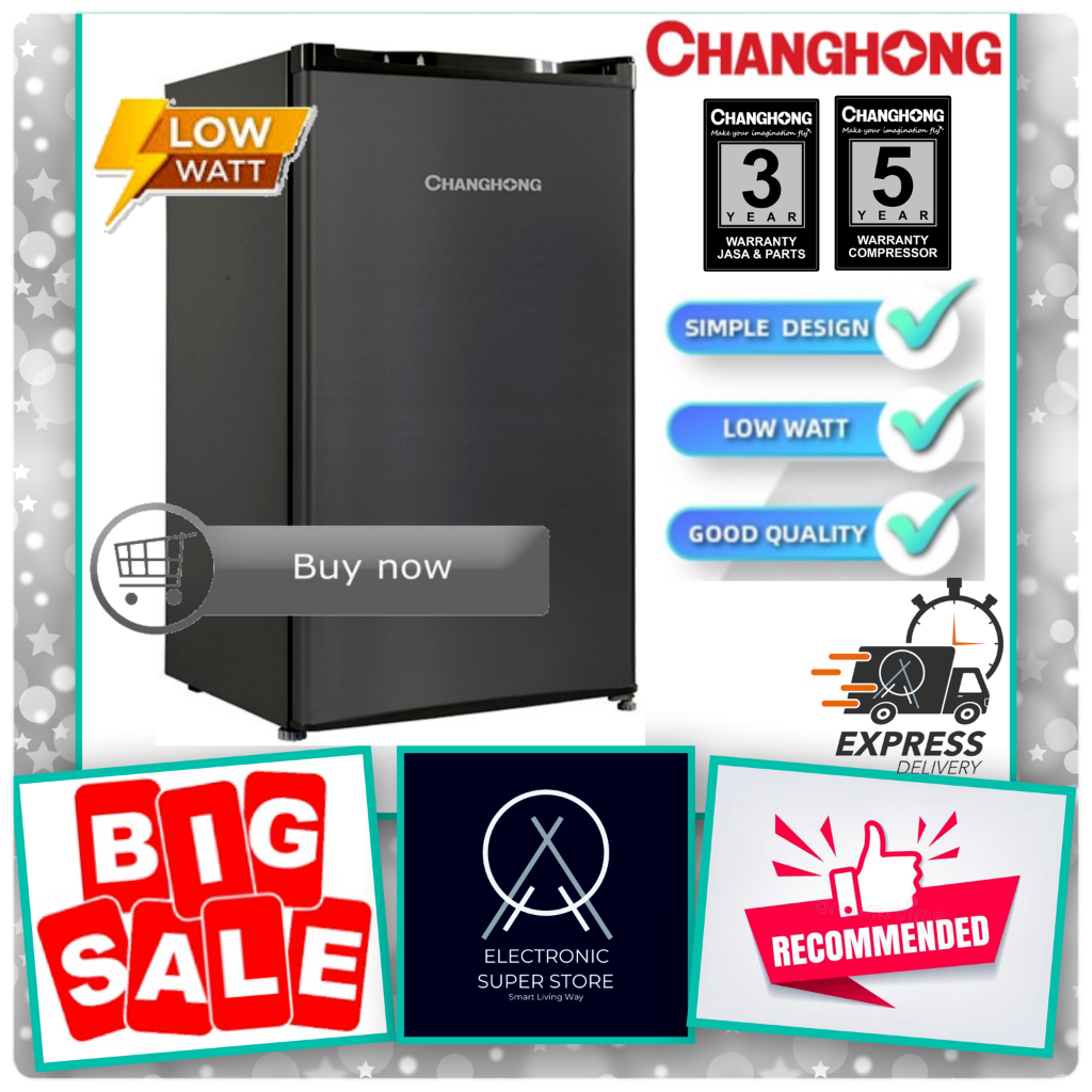 Jual KULKAS CHANGHONG CBC100 CBC-100 CBC 100 1 PINTU 92L FAST COOLING ...