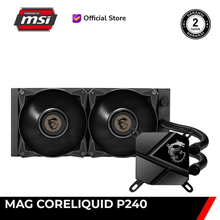 Jual MSI MAG CORELIQUID P240 | LIQUID COOLER | AIO | Shopee Indonesia