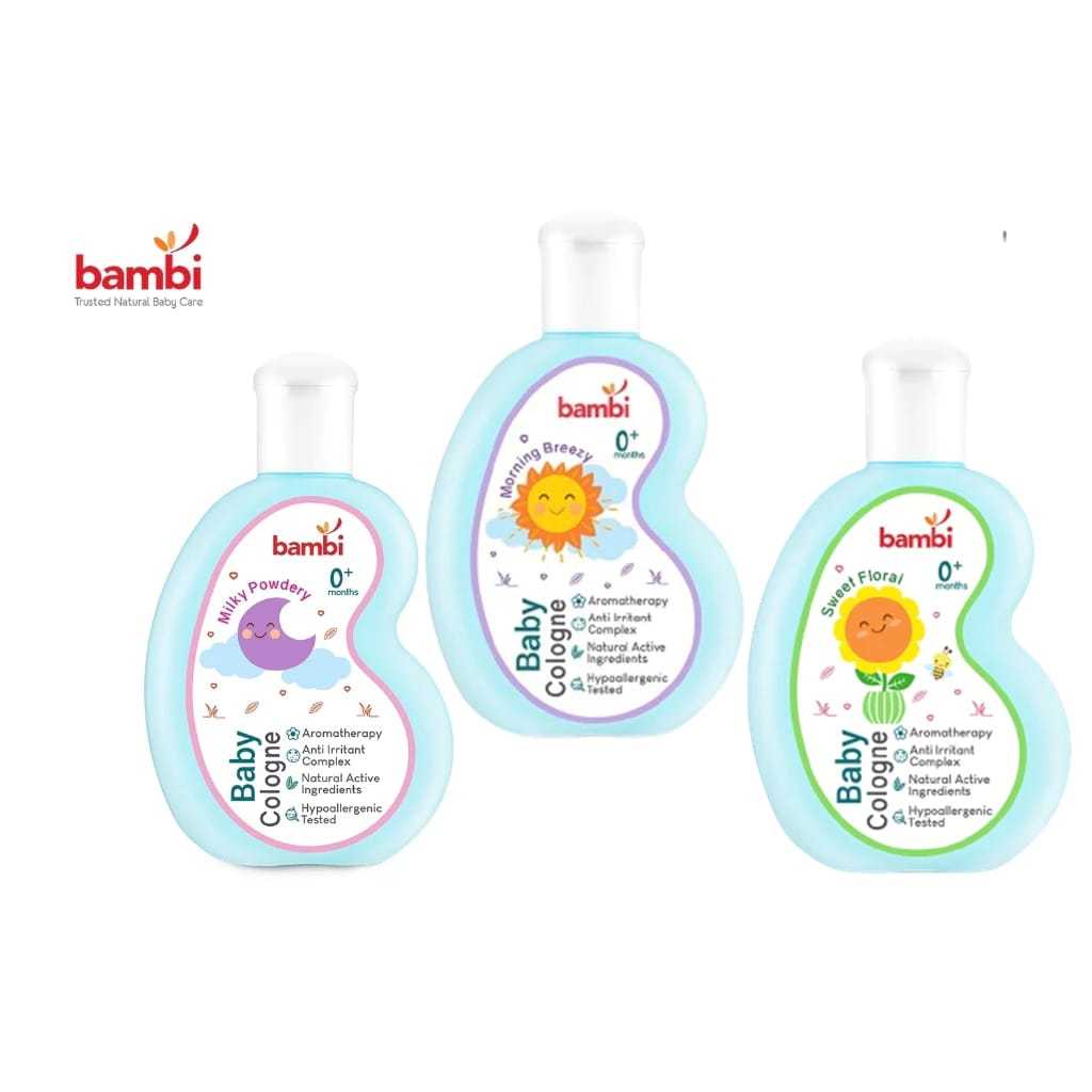 Jual BAMBI BABY COLOGNE | COLOGNE BAYI | PARFUM BAYI | COLONGE MORNING ...