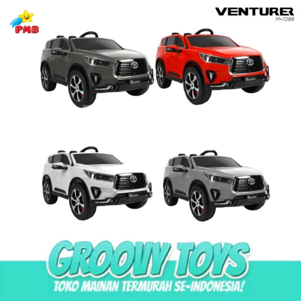 Jual Mainan Anak Mobil Aki Toyota Innova Venturer PMB New Series M7288 ...