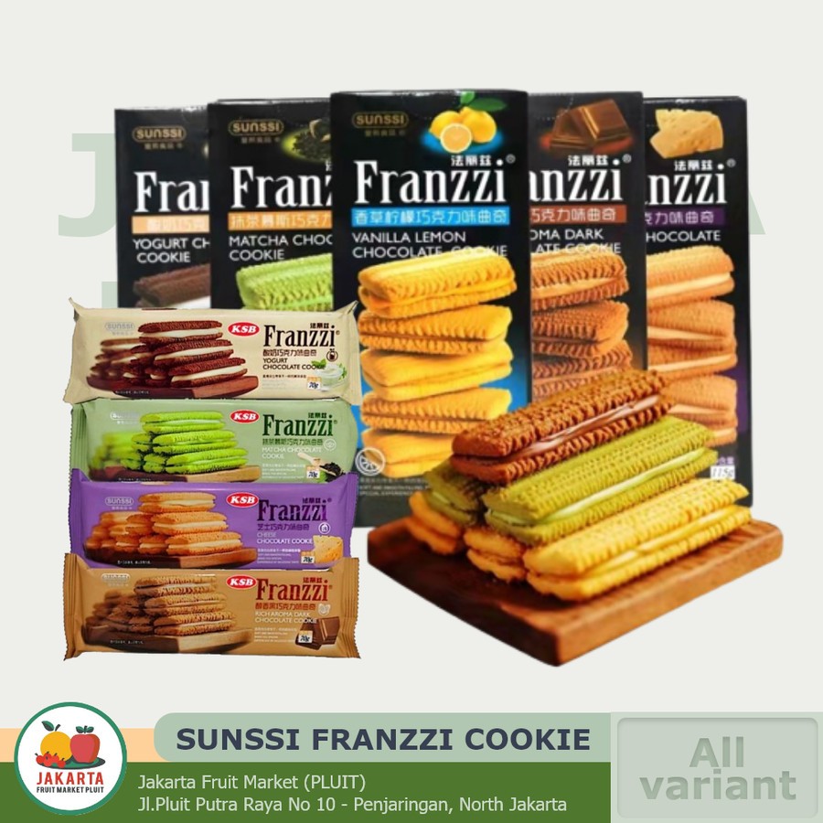 Jual FRANZZI ALL COOKIE CHOCOLATE / CHEESE / MATCHA / VANILLA LEMON kue ...