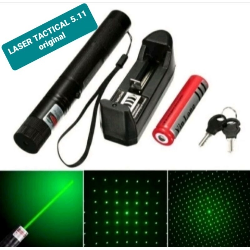 Jual GREEN laser Pointer tactical 5.11(ORIGINAL)GARANSI KERUSAKAN laser ...