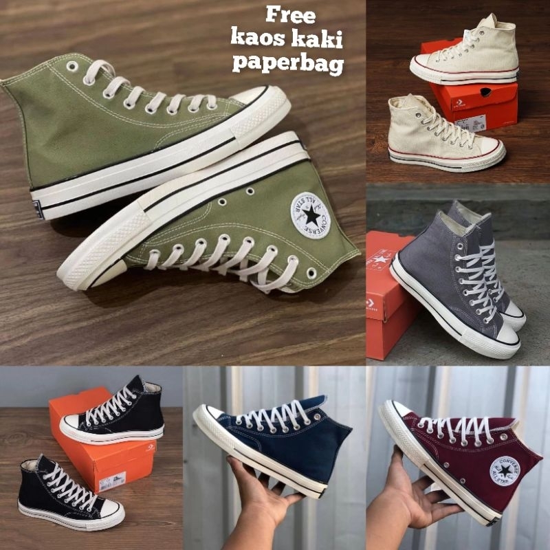 Jual sepatu Converse 70s high_sepatu sekolah_sepatu sneakers_sepatu ...