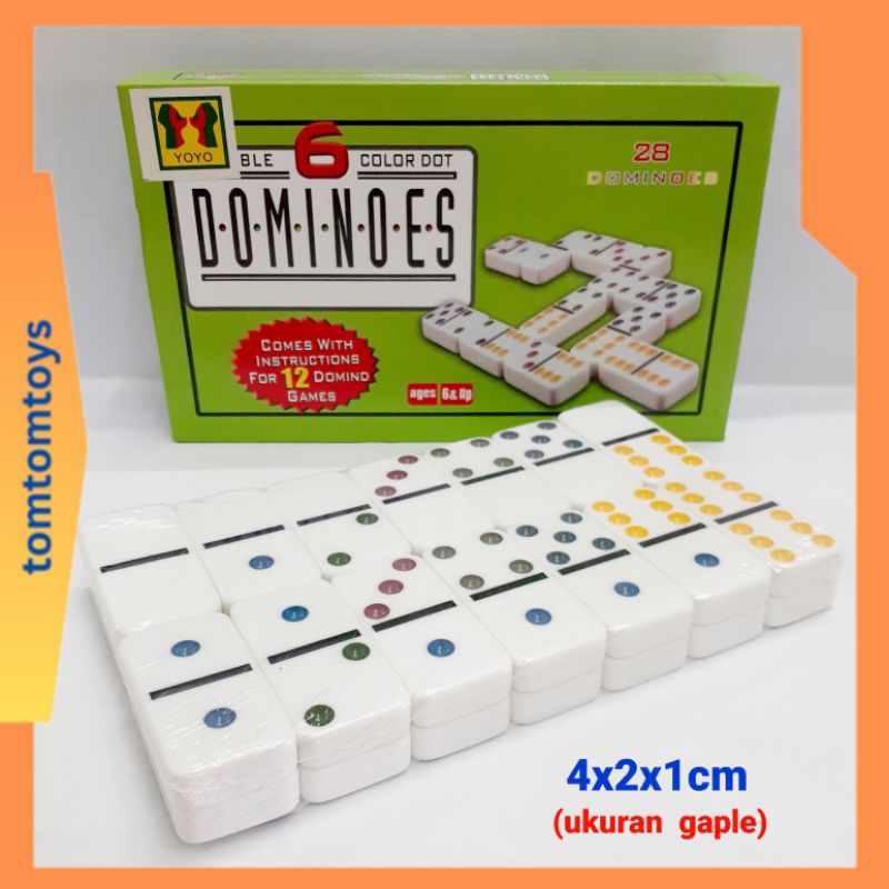 Jual DOMINO Batu Board Game Dominoes Permainan Gaple | Shopee Indonesia