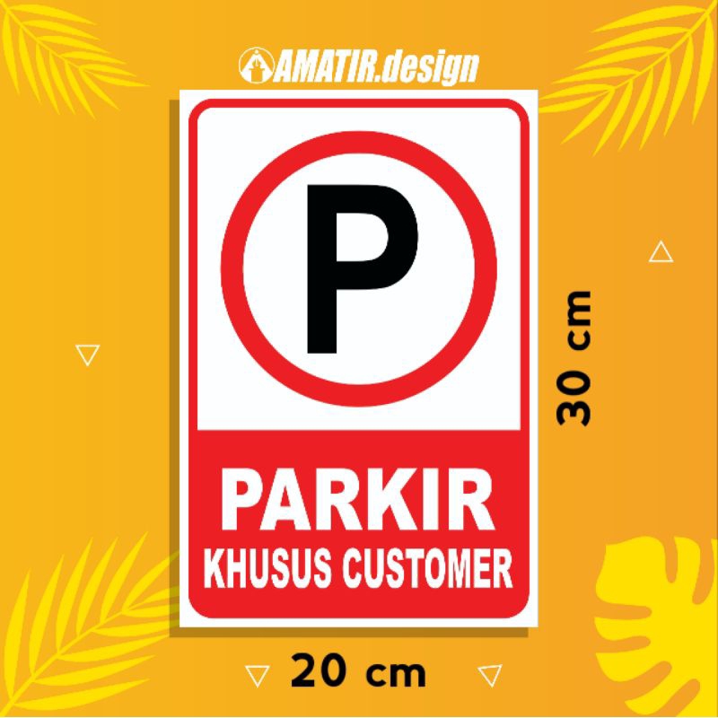 Jual STIKER PARKIR 2, STIKER DILARANG PARKIR DI SINI (Bahan Vinyl ...