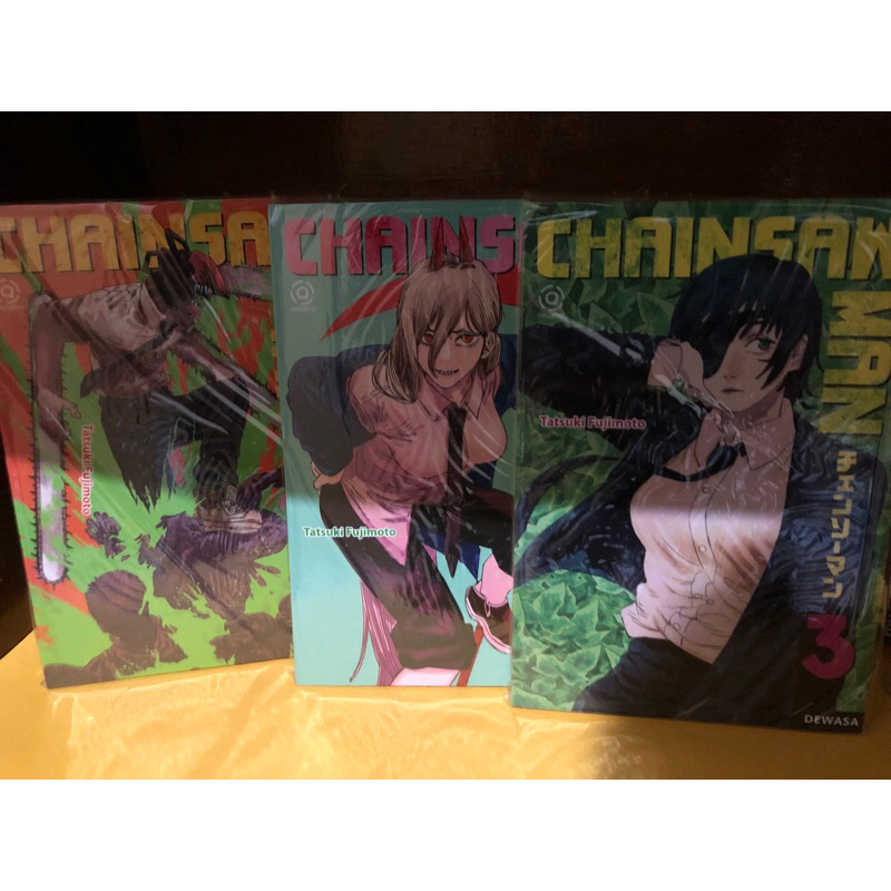 Jual FOR SALE! KOMIK CHAINSAW MAN SET VOL 1-3 , KOMIK CHAINSAW MAN | Shopee Indonesia