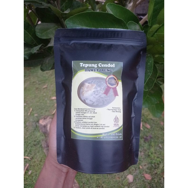 Jual TEPUNG CENDOL DAWET IRENG/HITAM INSTAN 250 GRAM | Shopee Indonesia