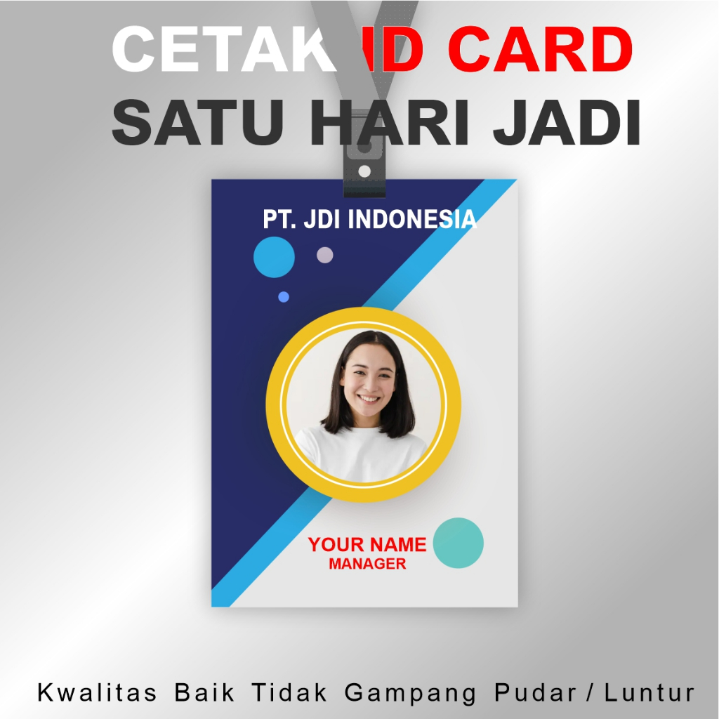 Jual ID CARD / cetak ID CARD PVC custom | Shopee Indonesia