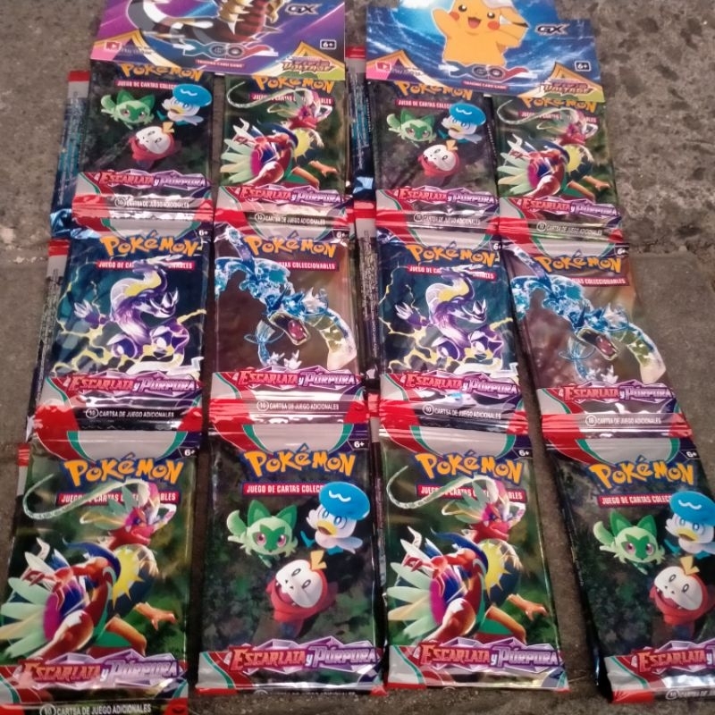 Jual 12 Sachet Mainan Kartu gambar Pokemon New Trading Card Terbaru ...