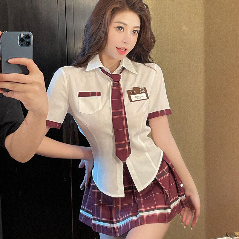 Jual Seragam Wanita Sexy Cosplay Pelajar Baju Kostum halloween 3A183 ...