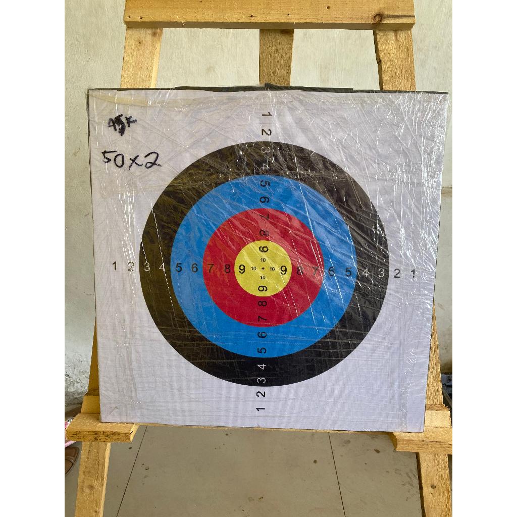 Jual RDY UKURAN 50 X 50 X 2CM BANTALAN TARGET PANAHAN SASARAN PANAHAN ...