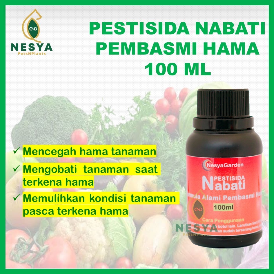 Jual Pestisida Nabati Organik Ampuh Pengendali Hama Pembasmi Hama 100 ...