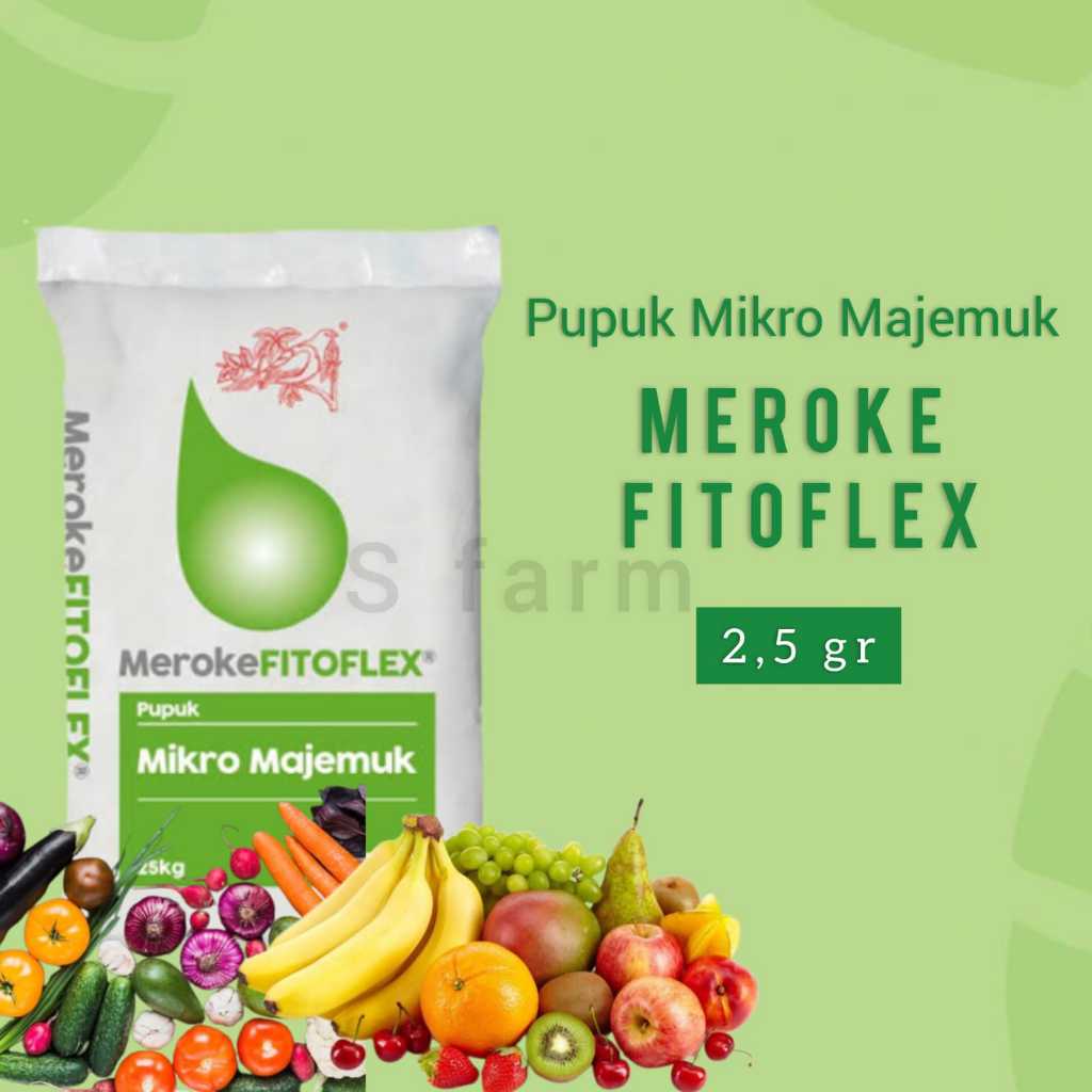 Jual Pupuk Meroke Fitoflex Kemasan Saschet Asli Pabrik 2,5gr | Shopee ...