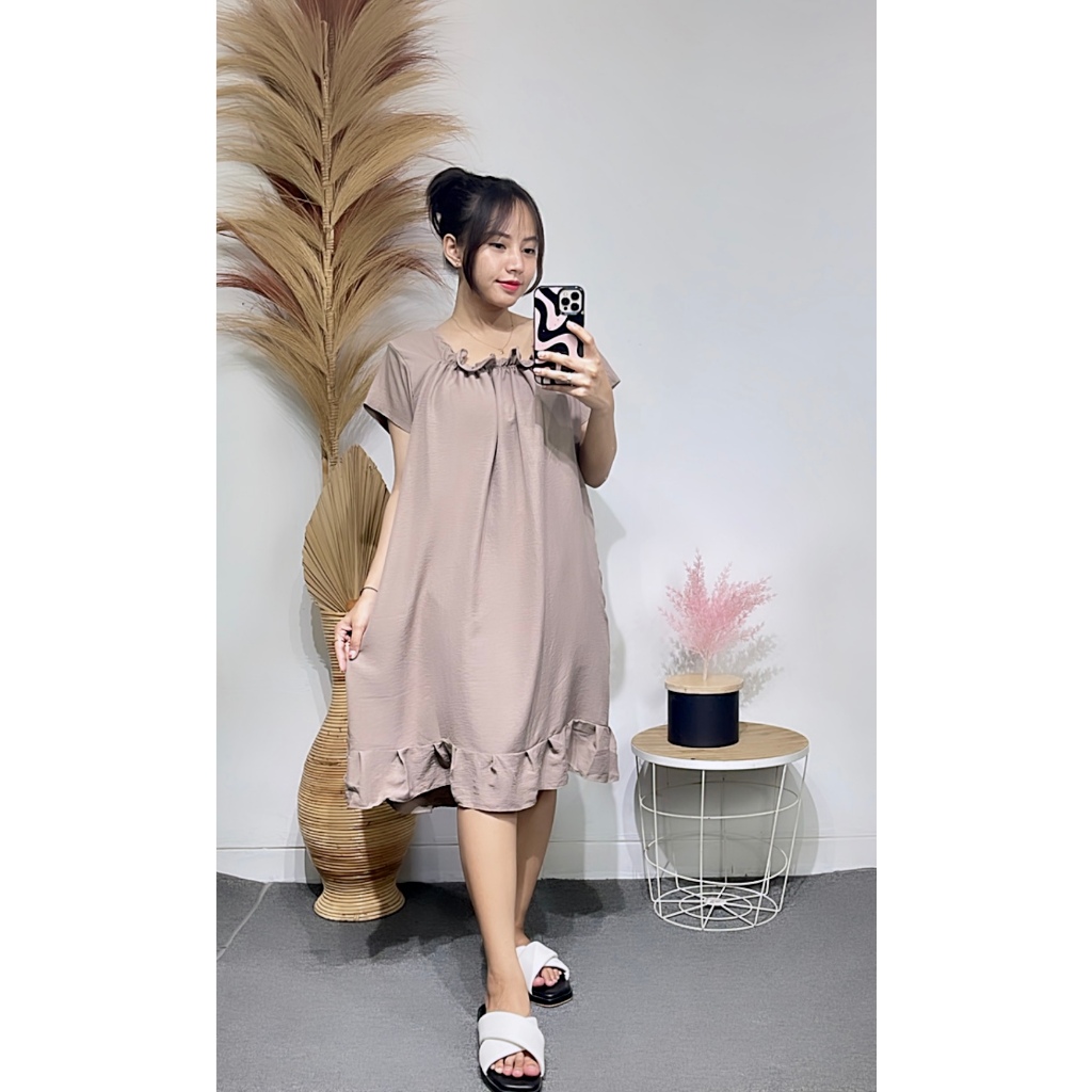 Jual RX FASHION - DASTER DRESS FUJI CRINCLE L - XXL / DASTER MIDI ZARA ...