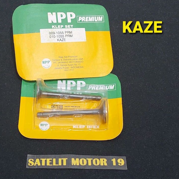 Jual klep set in ex premium KAZE KAZE R ( 1055 ) MERK NPP | Shopee Indonesia