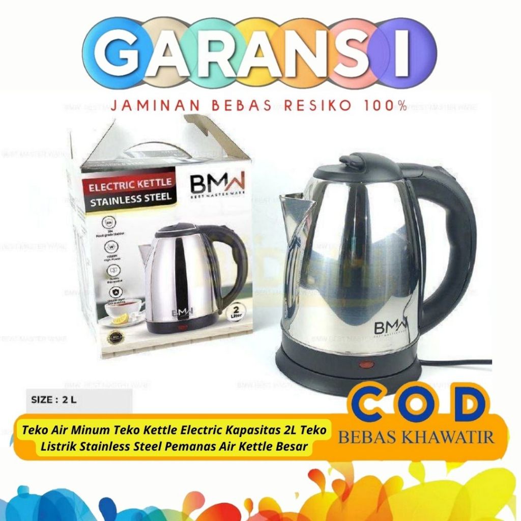 Jual Best Master Ware - Teko Air Minum Pemanas Air Listrik Kapasitas 2L ...