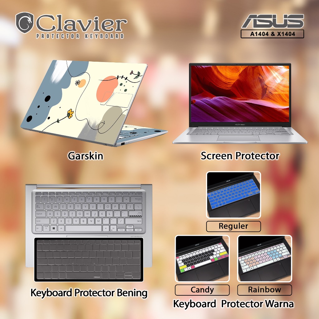 Jual Keyboard Screen Protector Anti Gores Cover Garskin Laptop Precut ...