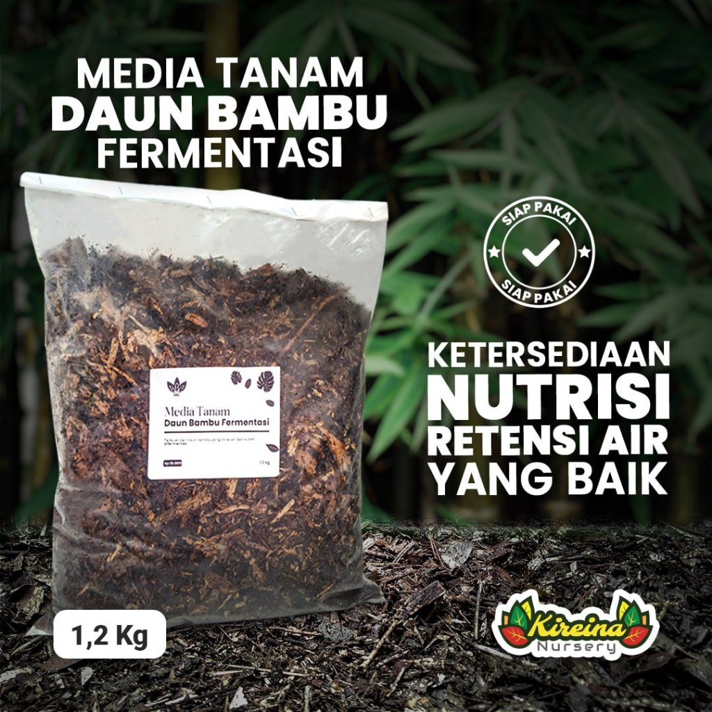 Jual Media Tanam Daun Bambu Fermentasi 1,2 Kg | Shopee Indonesia