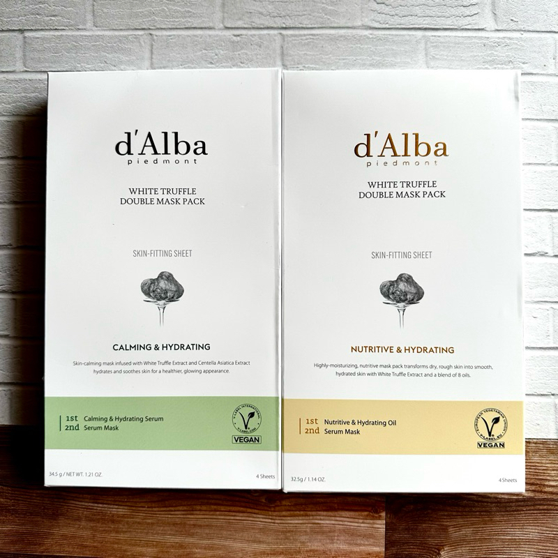 Jual [READY] D’Alba White Truffle Double Mask Pack [NCT Jaemin Haechan ...