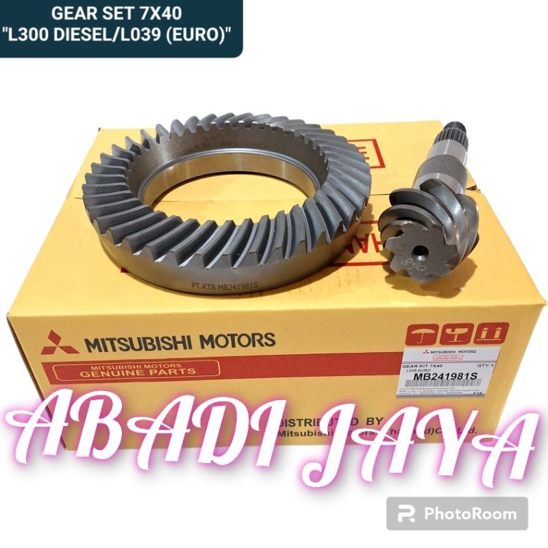 Jual GEAR SET CROWN WHEEL GIGI GARDAN MITSUBISHI L300 DIESEL L039 EURO ...