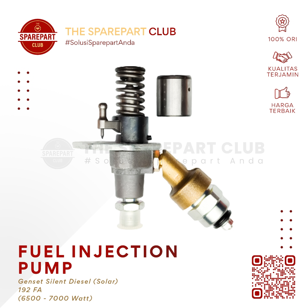 Jual Pompa Solar Genset Solar 192FA 6500 7000W Fuel Injection Pump ...