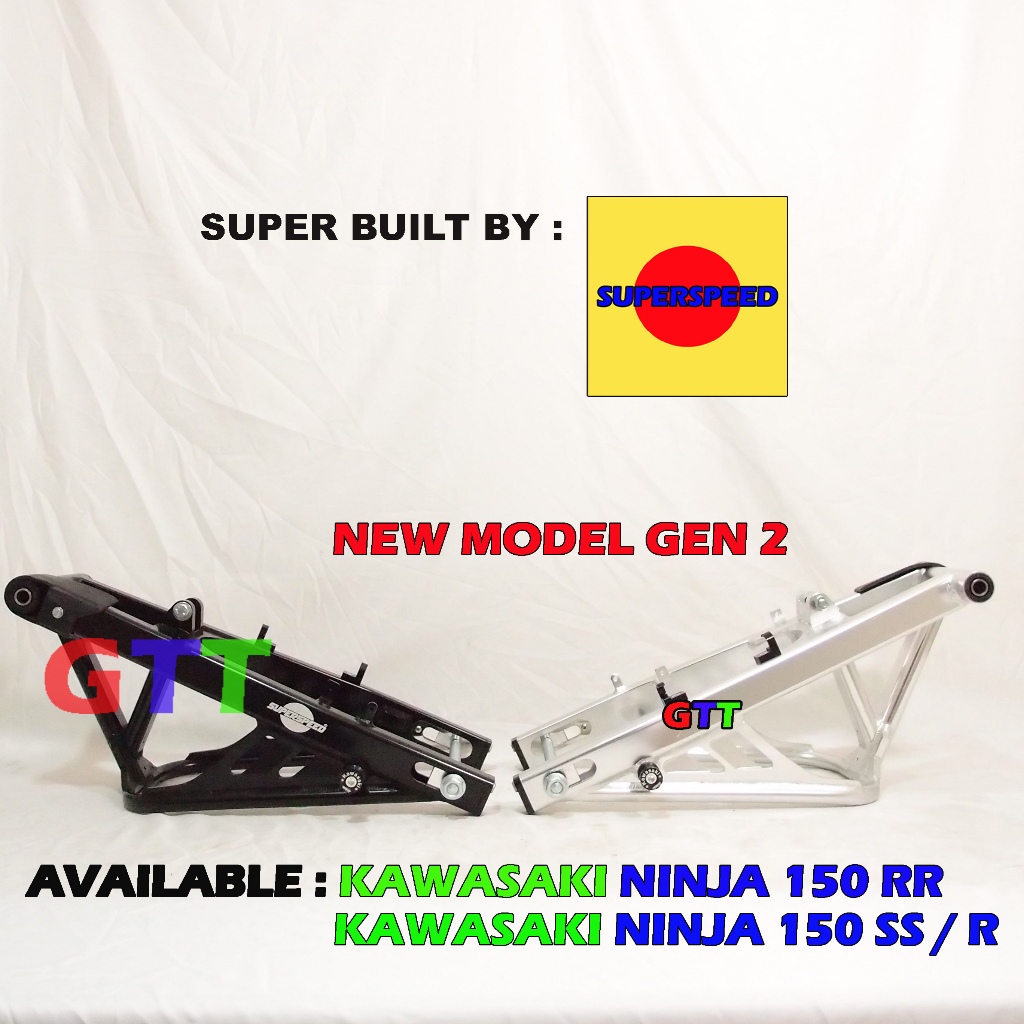 Jual Swing Arm SPC aluminium full cnc SUPERSPEED GEN2 Kawasaki ninja ...