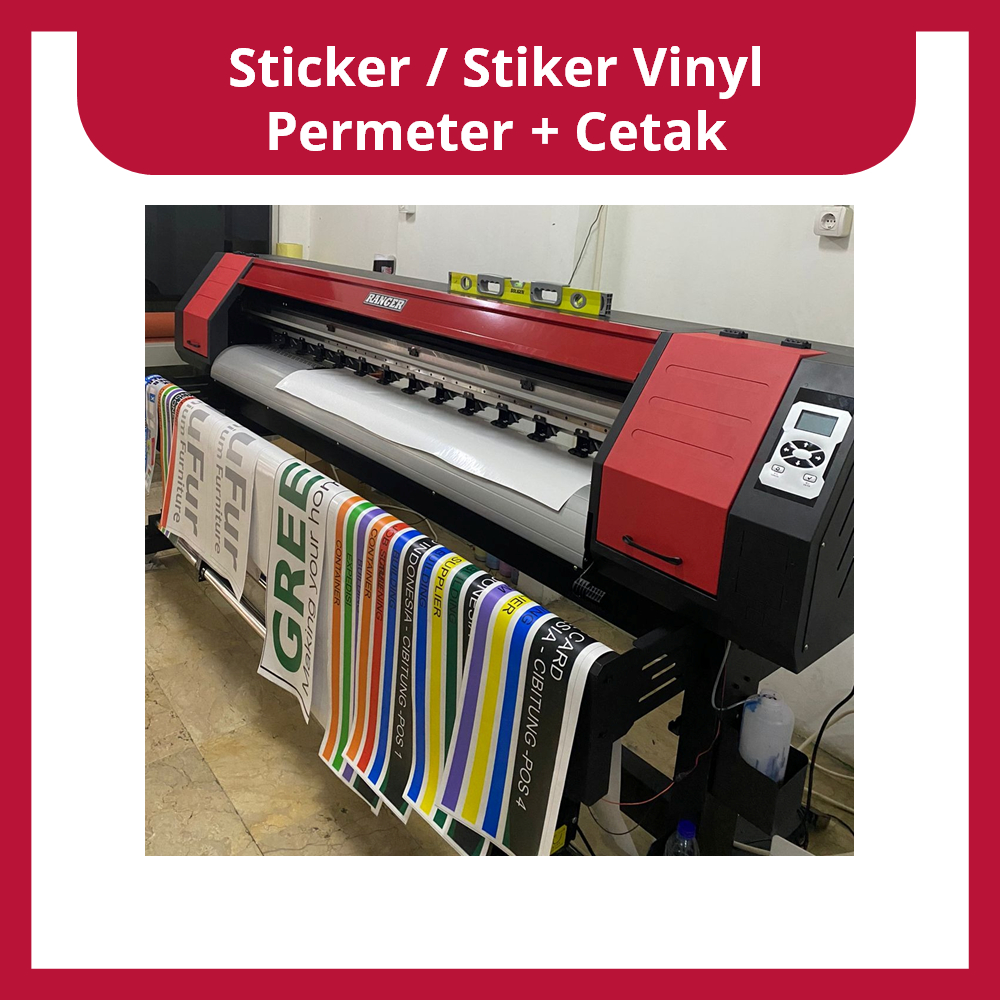 Jual Sticker / Stiker Vinyl Permeter + Cetak | Shopee Indonesia