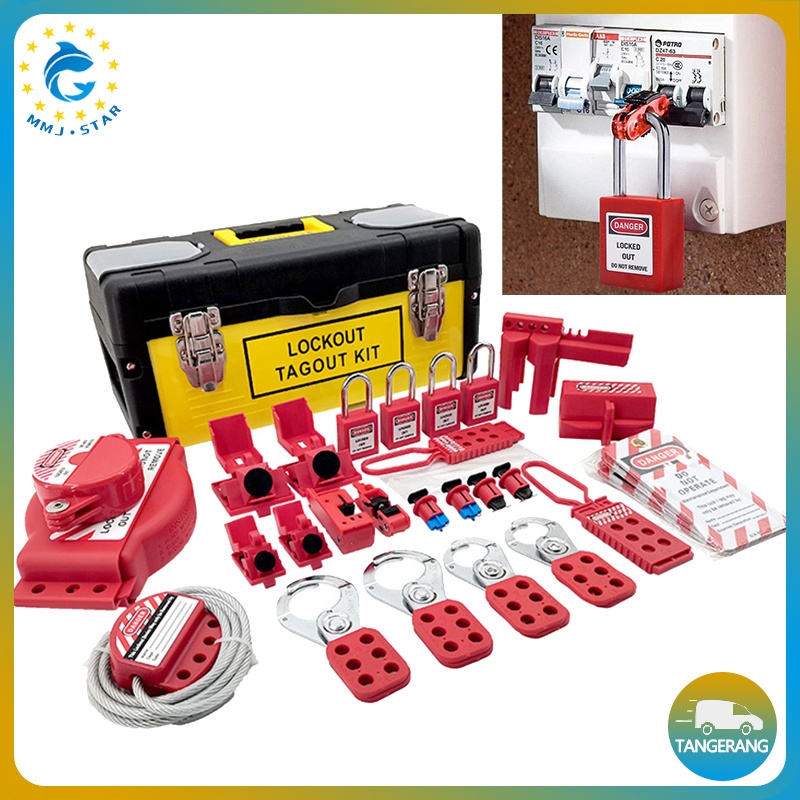 Jual Filled Lock Box/Lockout Set/Kit Tagout Penguncian/Lockout Tagout ...