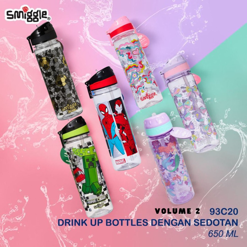 Jual Tumbler Smiggle / Botol Minum Karakter 2002A Volume 2 650 ML (New ...