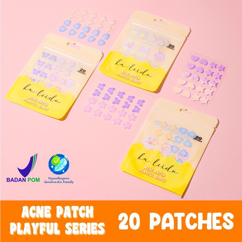 Jual Kaleido Acne Pimple Patch Playful Series Isi 20 Patches - Acne Patch | Shopee Indonesia