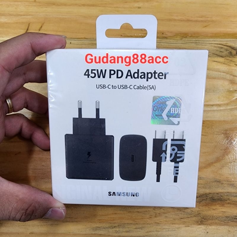 Jual Charger Samsung 45W Galaxy S22 / S22+ / S22 Ultra / S23 / S23+ / S23 Ultra / S21 Ultra ...