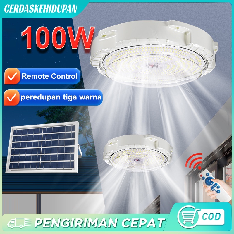 Jual lampu taman surya plafon rumah Lampu Langit-langit LED Surya ...