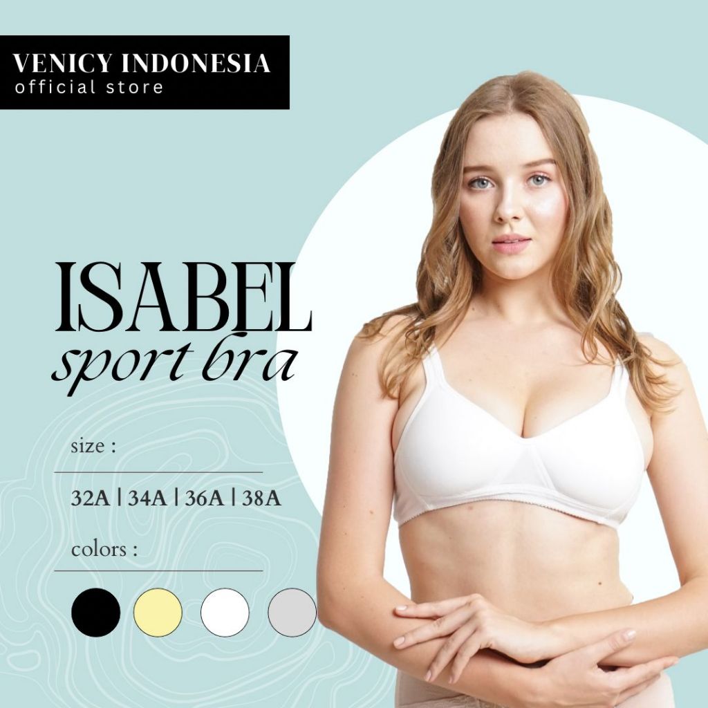 Jual VENICY Isabel Wireless Sports Bra | Shopee Indonesia