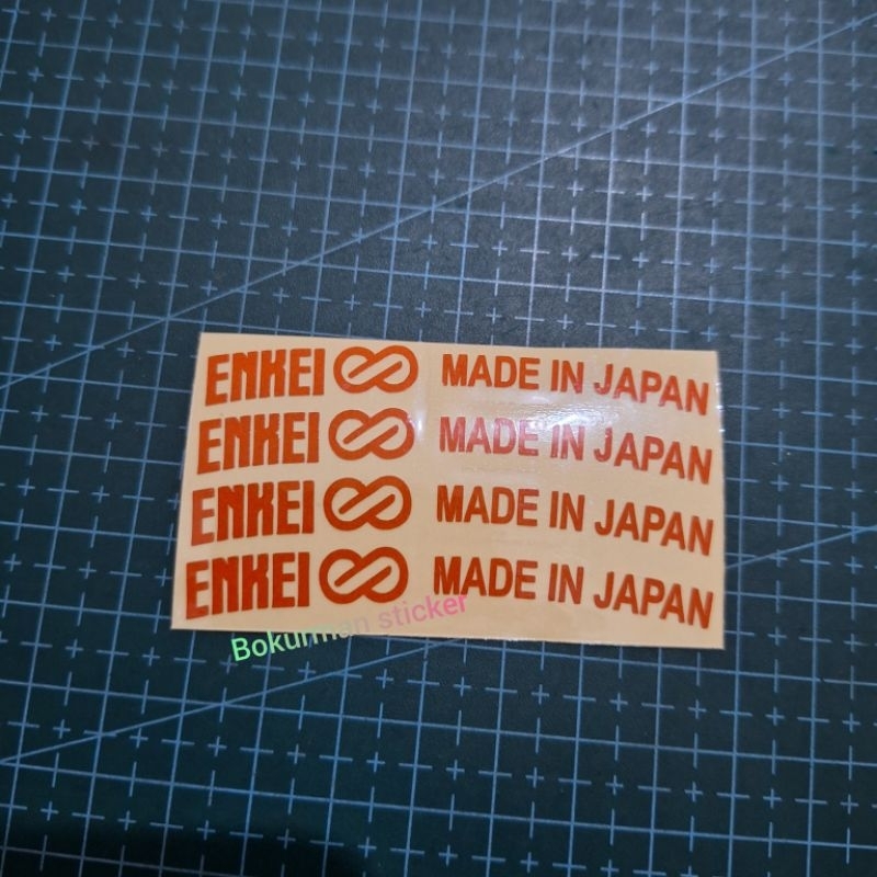 Jual STICKER VELG ENKEI STIKER VELK ENKEI MADE IN JAPAN CUTTING ...