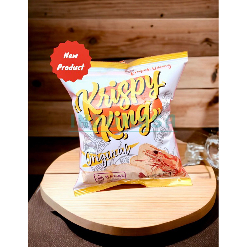 Jual KERUPUK UDANG SIAP MAKAN - [KRISPY KING ORIGINAL 42gr] | Shopee ...