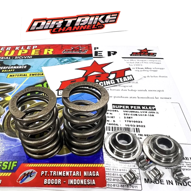 Jual PER KLEP BRT BEBEK MATIC JUPITER + RETAINER UNIVERSAL + KUKU KLEP 31 32mm | Shopee Indonesia