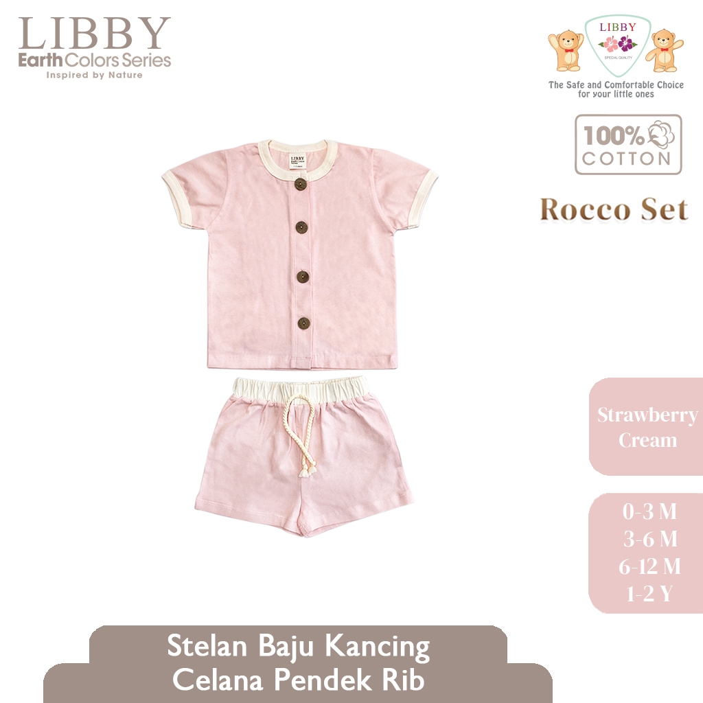 Jual LIBBY Earth Setelan Rocco Set Pendek Celana Pendek Seri 2 Bayi dan ...
