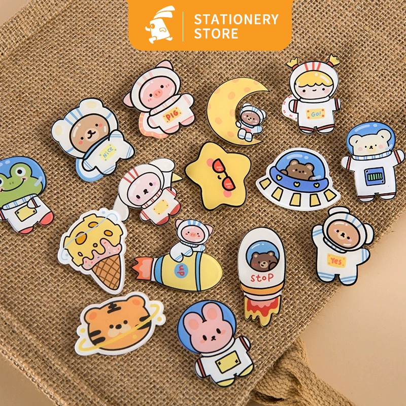 Jual Bros Pin lucu Acrylic Gaya Korea Cute Pin Brooch Pin Bros kaca ...