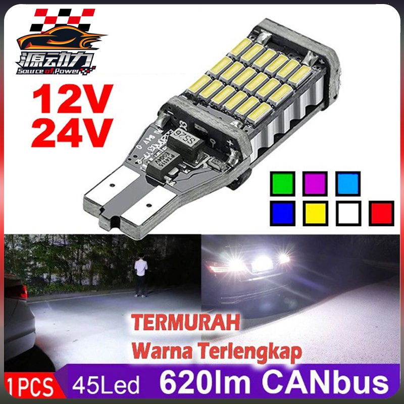 Jual LAMPU SENJA Sein Dajjal Mobil LAMPU KOTA T10 T15 45 SMD T15 45 ...