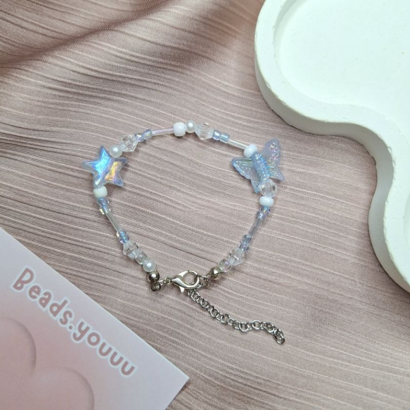 Jual Beads Bracelet Star|Gelang Manik Manik Bintang Aesthetic|Gelang ...